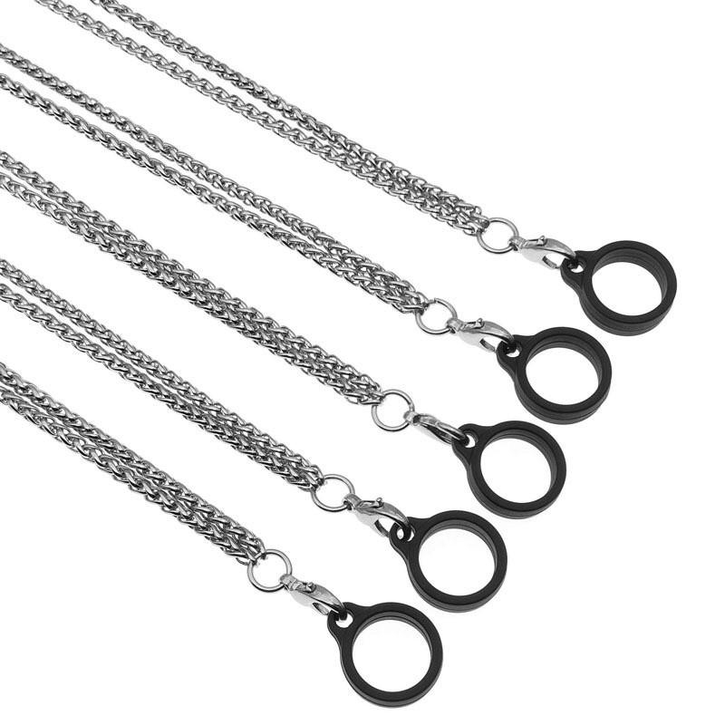 Stainless Steel Metal Lanyard Chain For Caliburn Relx Nanostix Ncig ...