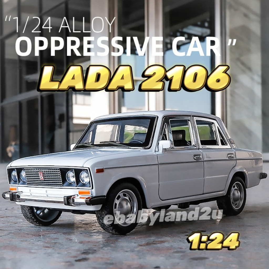 Die Cast 1:24 Lada 2106 Classic Car Diecast Vehicles Models Collection ...