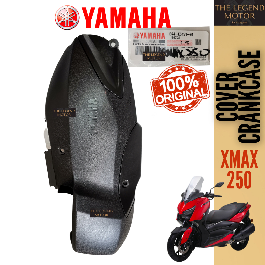 XMAX250 XMAX COVER CRANKCASE KAVER ENGINE CRANK CASE ENJIN PLASTIC ...