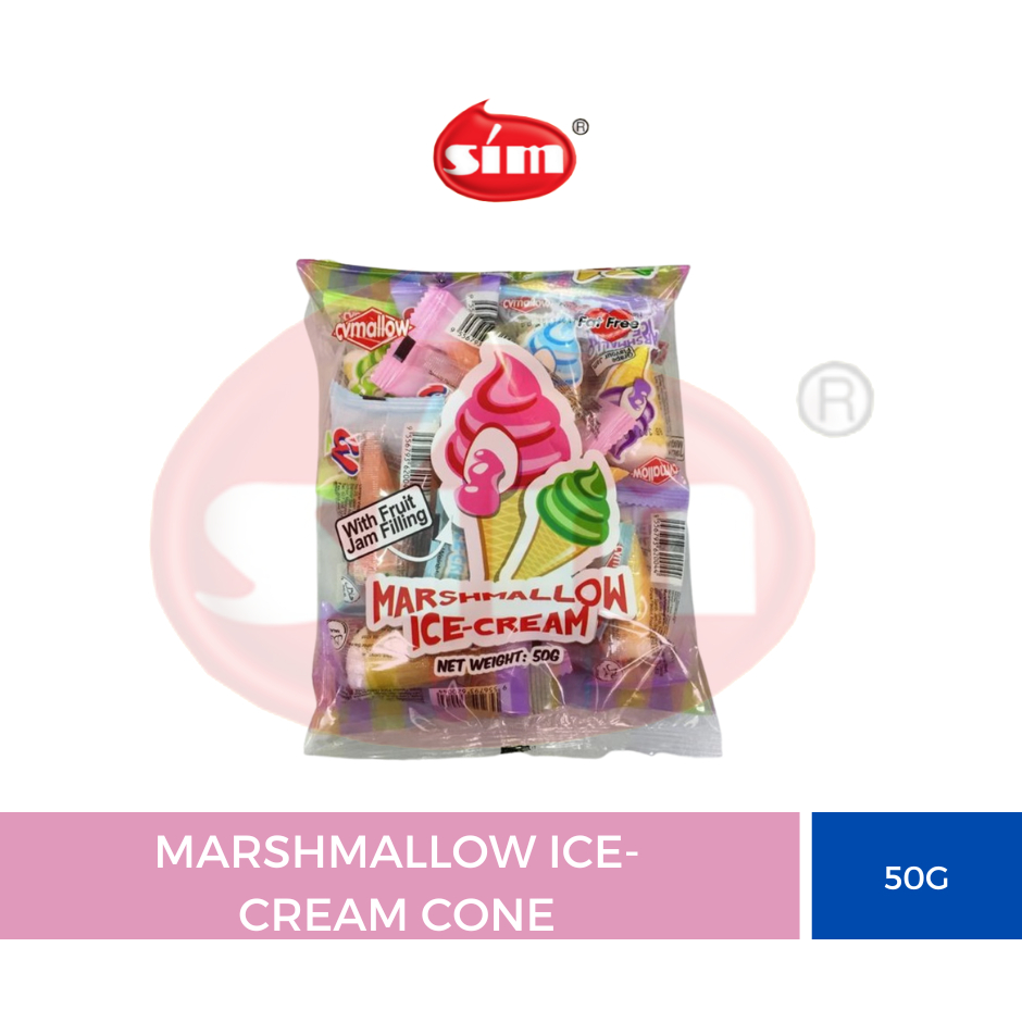 CVMALLOW MARSHMALLOW ICE CREAM CONE (50G) | Shopee Malaysia