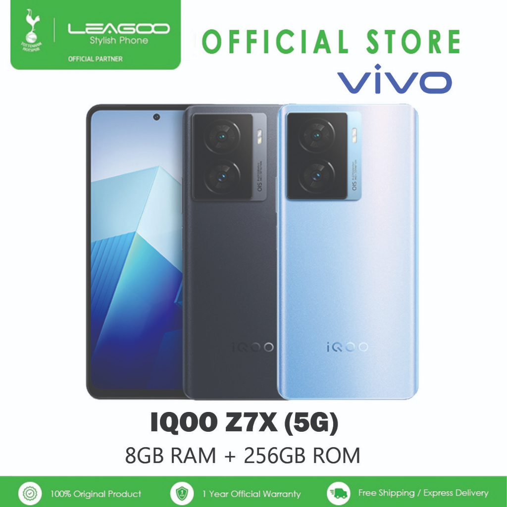Vivo IQOO Z7X 5G (8GB RAM+ 256GB ROM) Smartphone 6.64" Qualcomm SM6375 ...