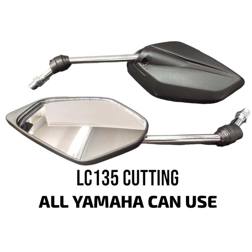SIDE MIRROR YAMAHA THAILAND BATANG BESAR CHROME TITANIUM SIDE MIRROR ...