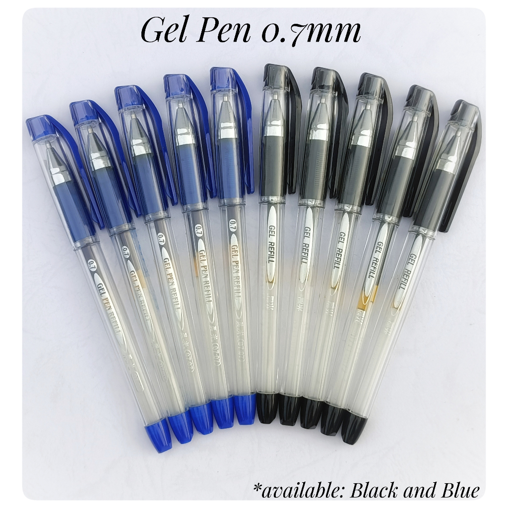 Gel Pen/Signature Pen 0.7mm (Black & Blue) with elegant design suitable ...