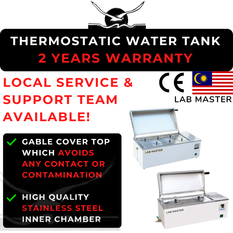 LAB MASTER/MALAYSIA Thermostatic Water Tank Water Bath 2 Holes/4 Holes ...