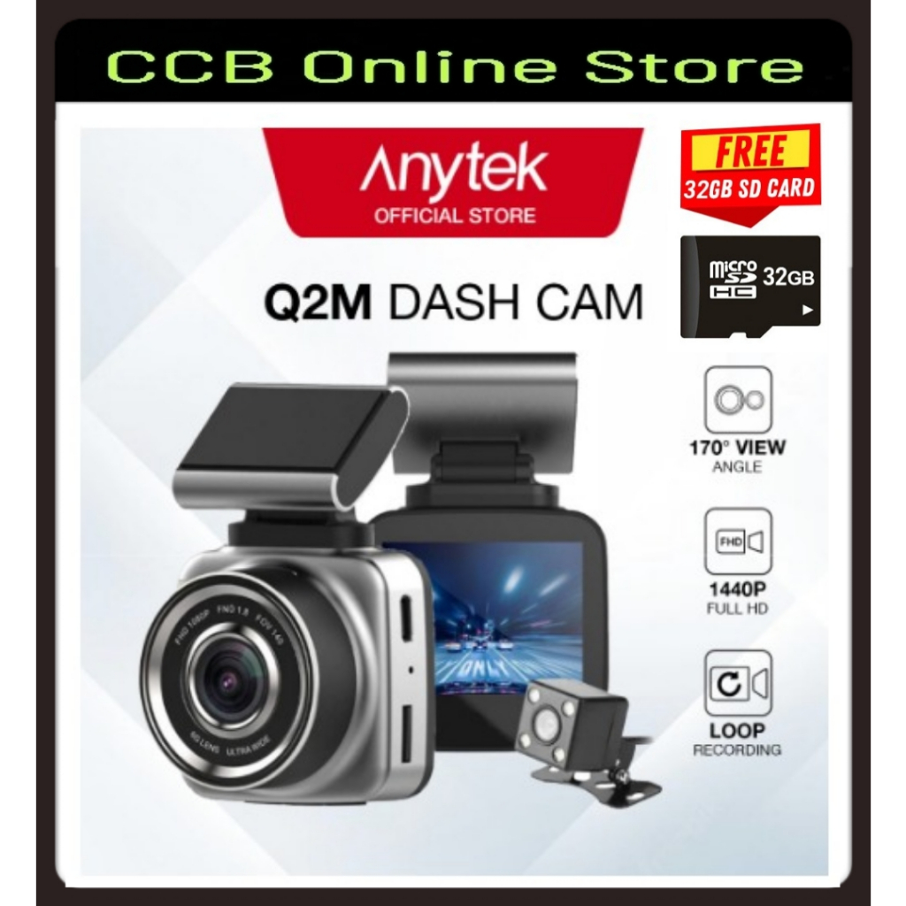 ANYTEK Q2M Dash Camera Dashcam Car Camera Recorder Driving Car DVR 2 ...
