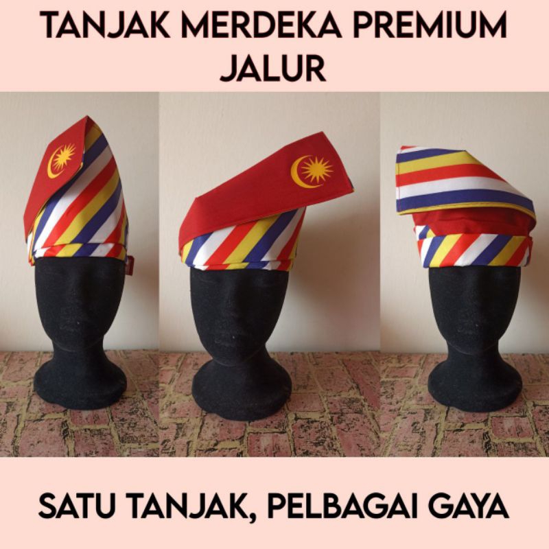 TANJAK MERDEKA CORAK PREMIUM JALUR | Shopee Malaysia