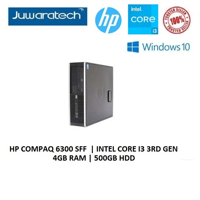 HP COMPAQ 6300 SFF INTEL CORE I3 3RD GEN (REFURBISHED) | Shopee Malaysia