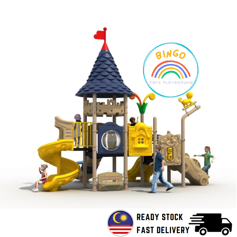 Playground Slide Castle Theme Park equipment | Shopee Malaysia