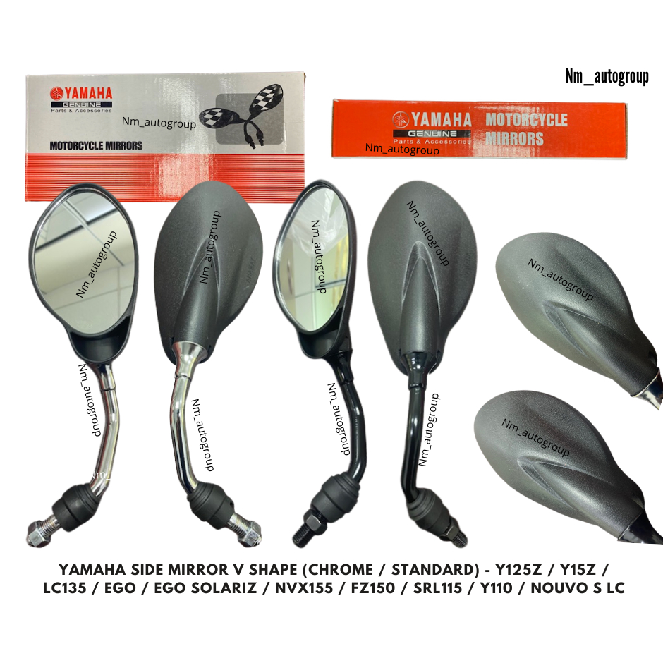 YAMAHA HLY Side Mirror V Set (ORI THAI) -Y125Z / Y15Z / LC135 / EGO ...