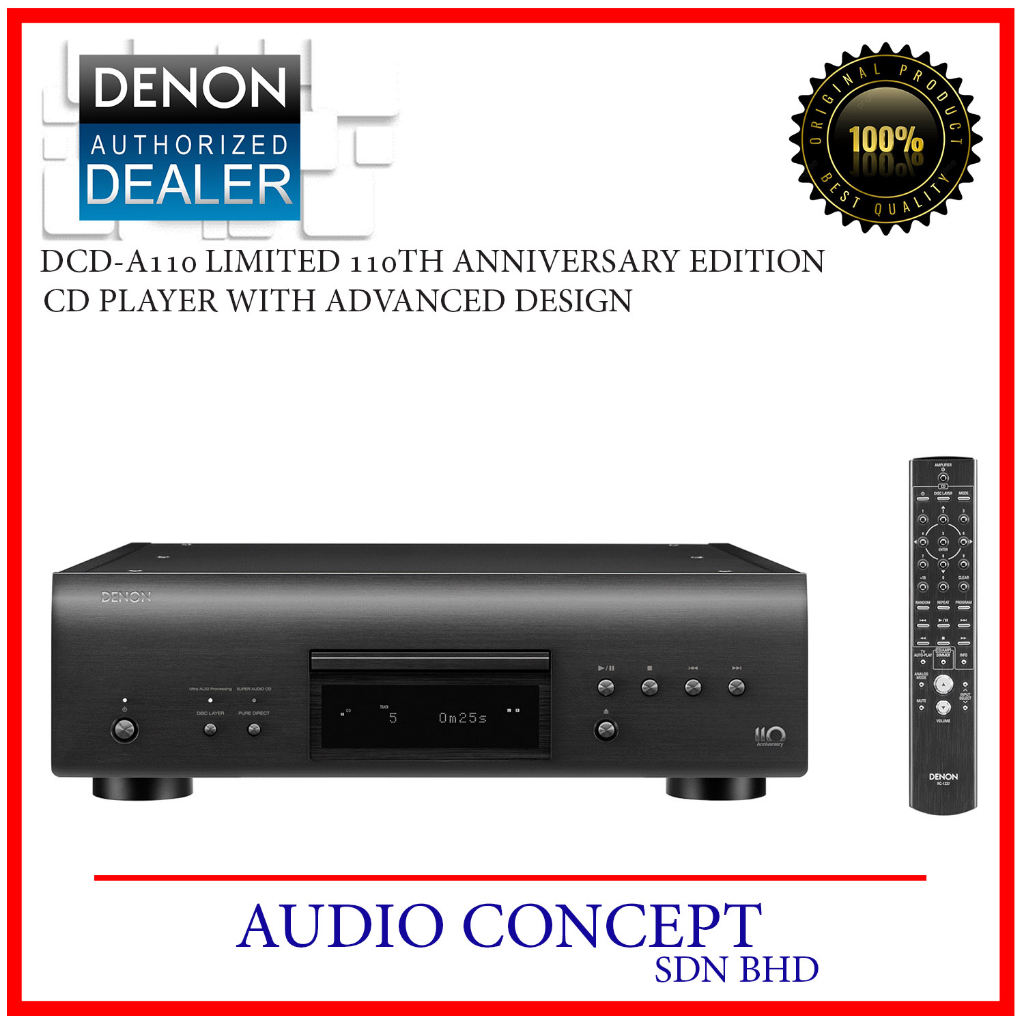 Denon DCD-A110 Limited 110th Anniversary Edition CD Player | Shopee ...