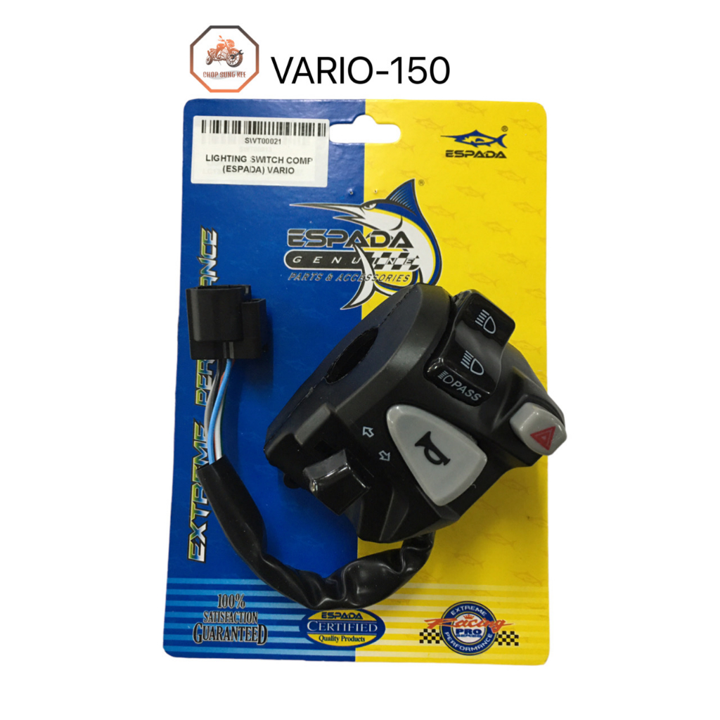 DOUBLE SIGNAL SWITCH ESPADA/LIGHT SWITCH COMP FOR HONDA VARIO-150 ...