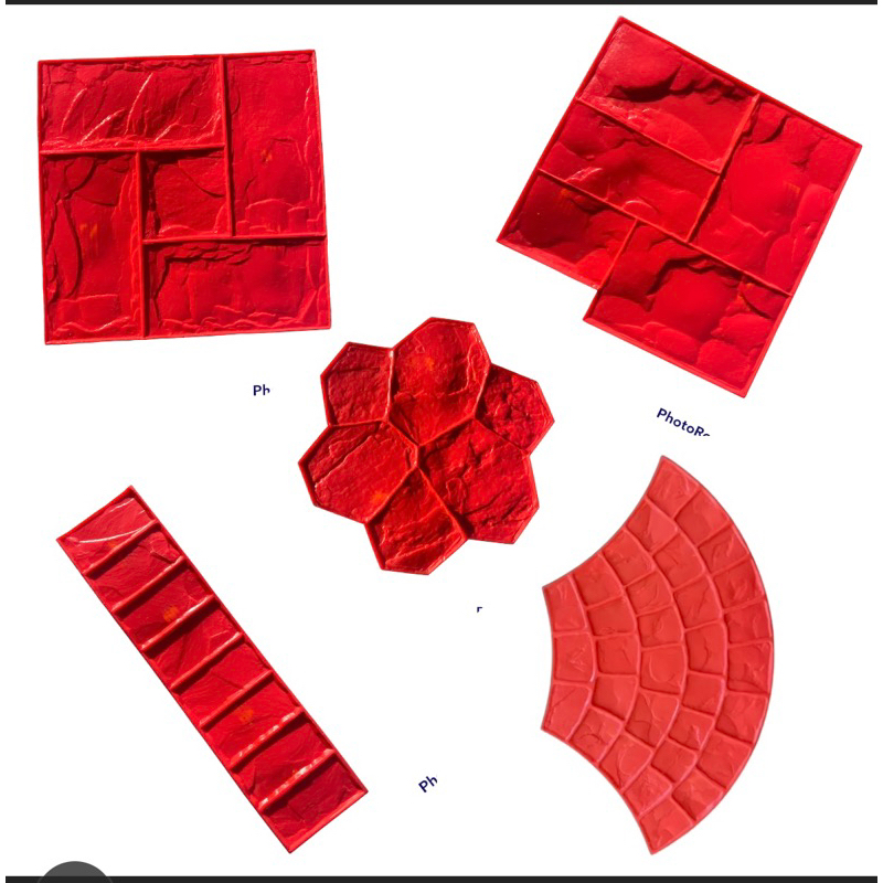 Mould stamp imprint concrete ASHLAR & FLEMISH (READY STOK)-acuan simen ...