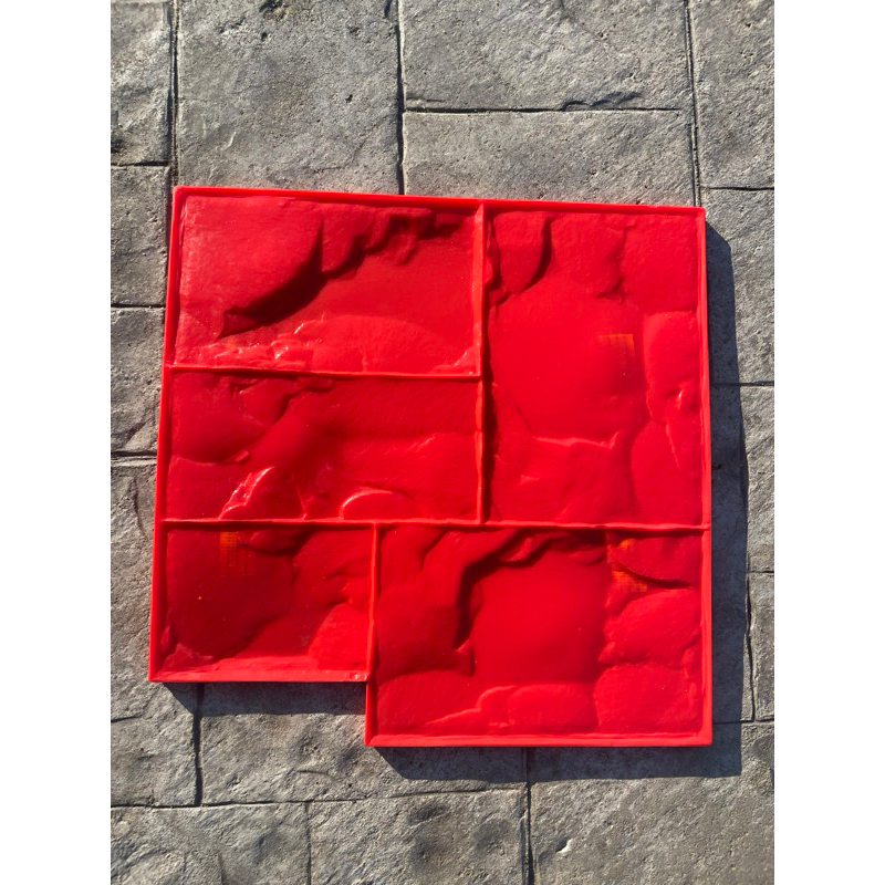 Mould stamp imprint concrete ASHLAR & FLEMISH (READY STOK)-acuan simen ...