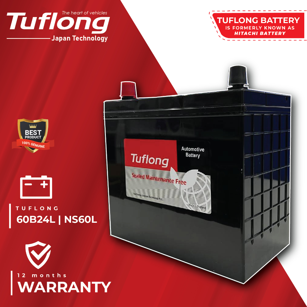 Tuflong JIS Series 60B24L/NS60L | Shopee Malaysia