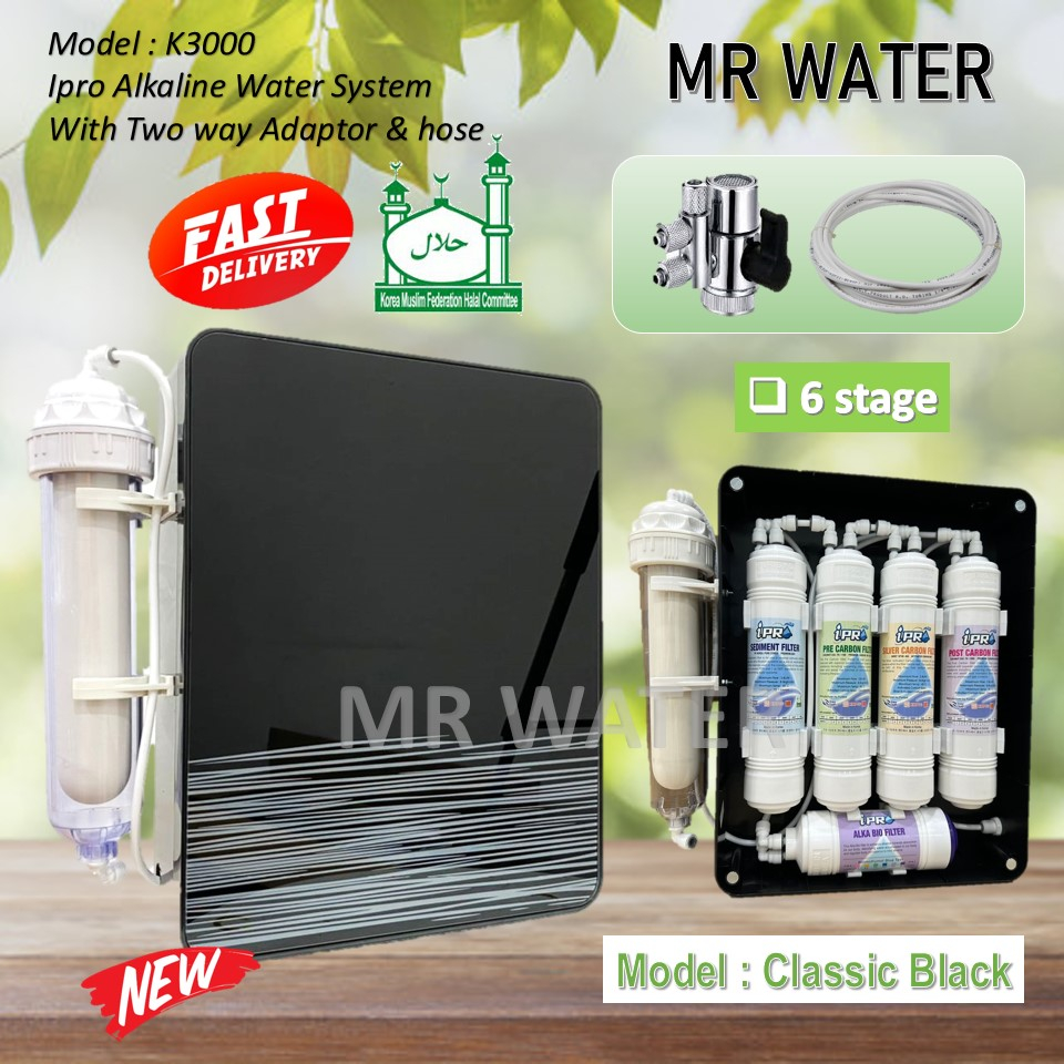 K3000 5 Stage or 6 Stage ALKALINE KOREA WATER FILTER SYSTEM PENAPIS AIR ...
