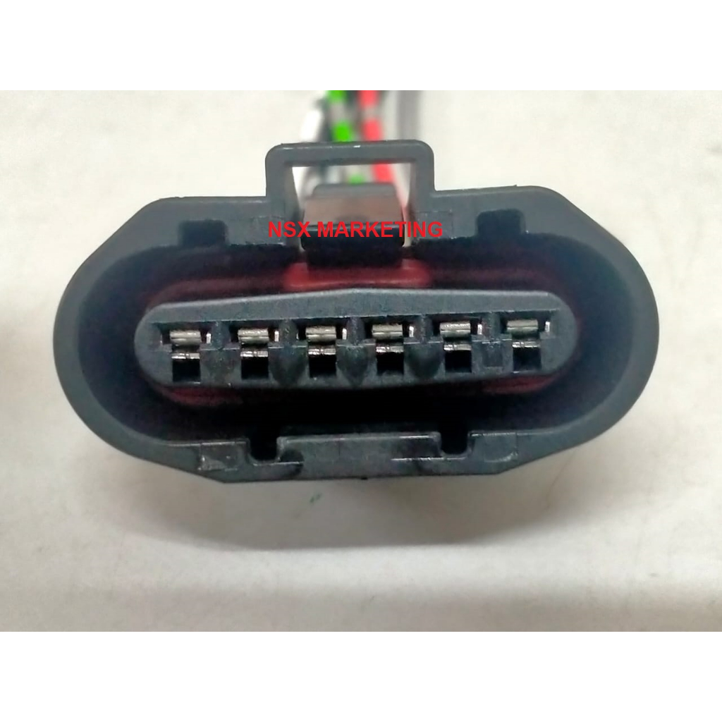 HX-3805 Proton Wira Satria Distributor Socket For MMC SOHC 6 PIN Wira ...
