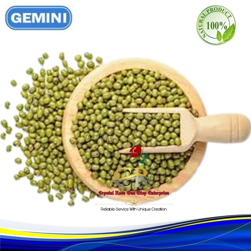 Gemini Whole Mung Green Moong Dal/Kacang Hijau (300 Gms) | Shopee Malaysia