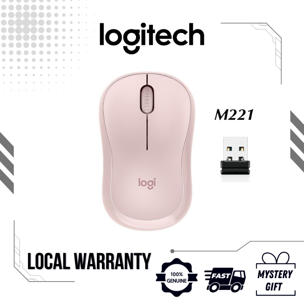 Logitech M221 (USB Dongle) | M240 (Bluetooth) Silent Wireless USB Mouse ...