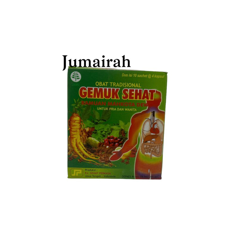 UBAT TRADISIONAL | GEMUK SEHAT | RAMUAN MAHKOTA DEWA | UNTUK PRIA DAN ...