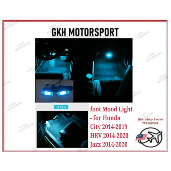 HONDA CITY JAZZ HRV 2014 2016 2018 2020 OEM Interior LED Light Ambient ...