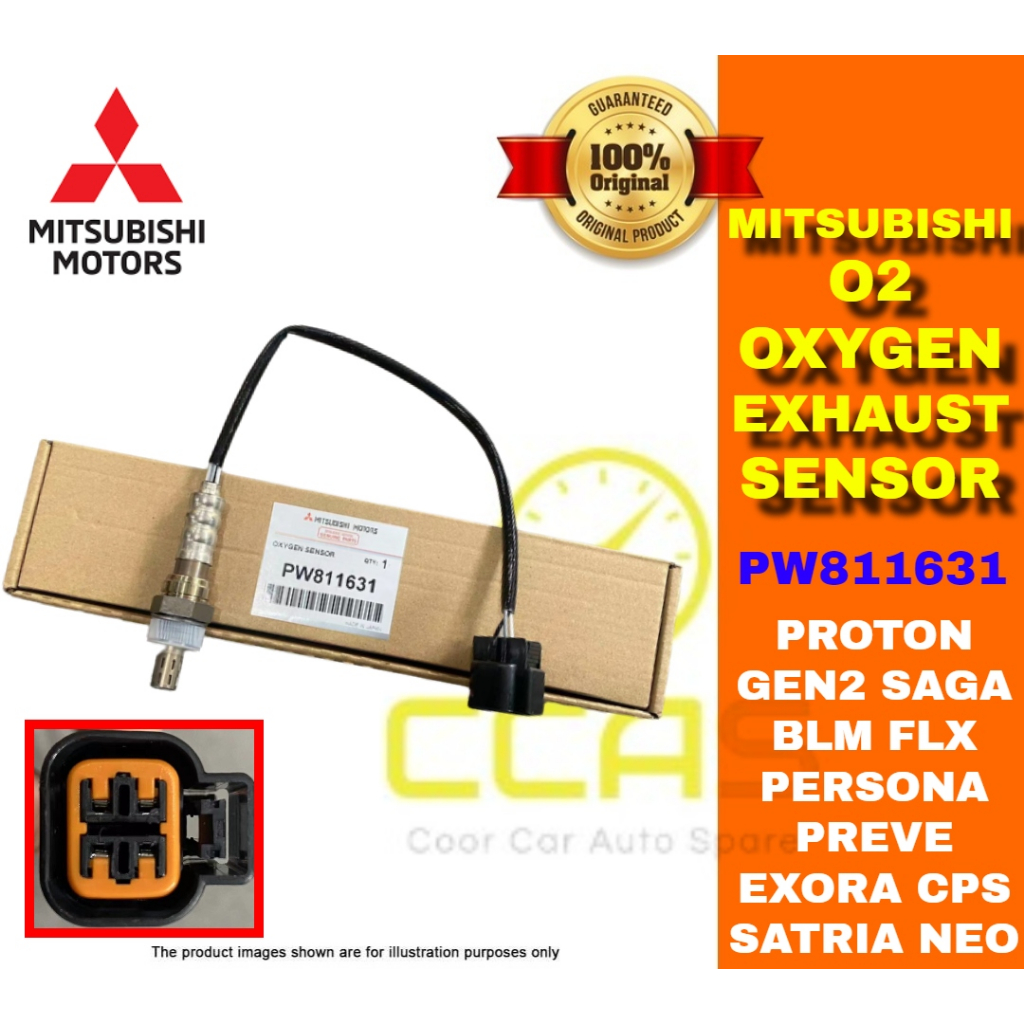 Mitsubishi 02 Oxygen Exhaust Sensor - Proton Gen 2 SAGA BLM FLX Persona ...