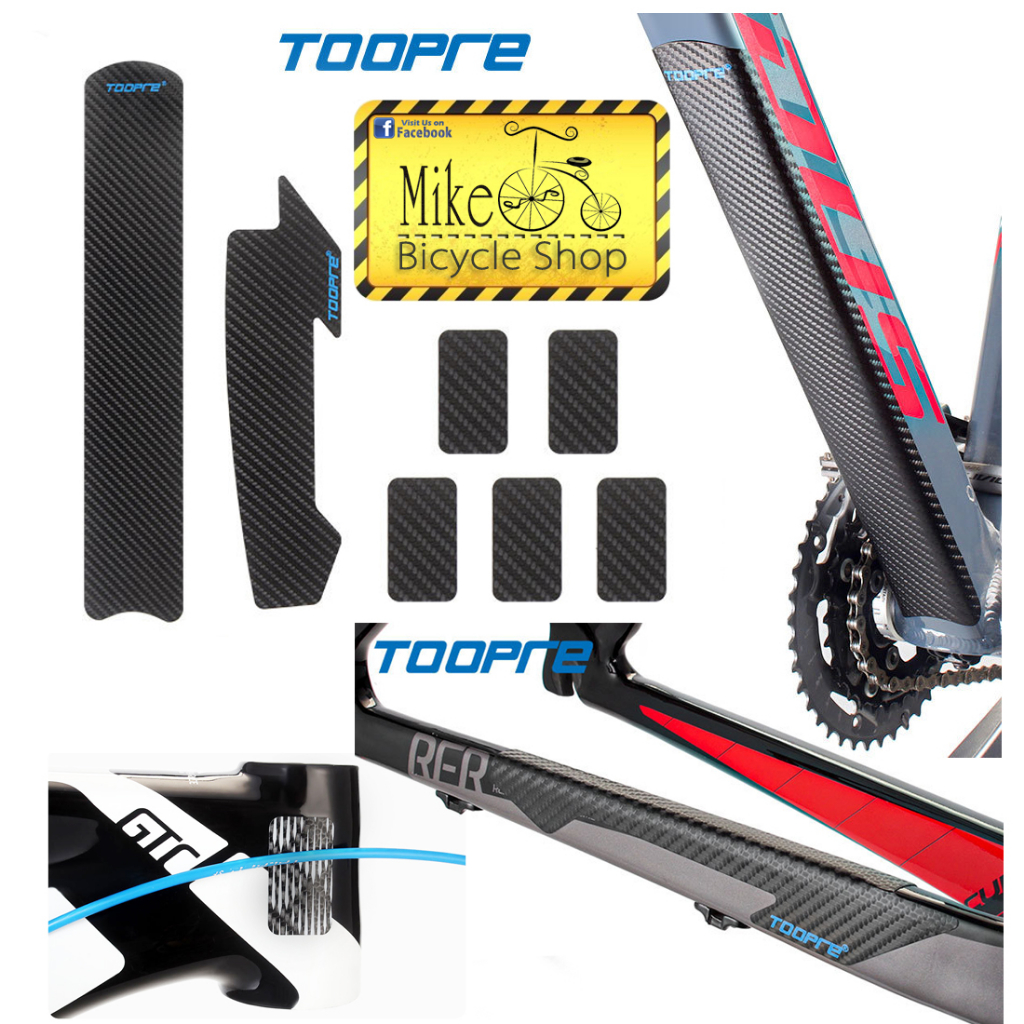 Bicycle Stickers Chainstay Downtube Protection Frame Protector TOOPRE ...