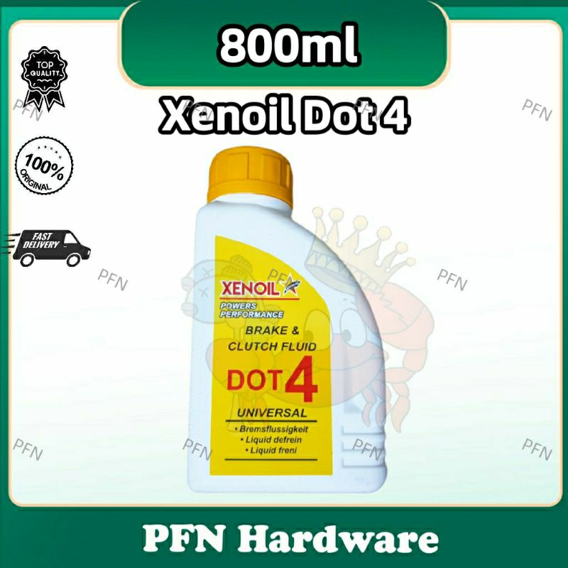 Xenoil Brake Clutch Fluid 800ML DOT4 Power Performance 400gm Universal ...