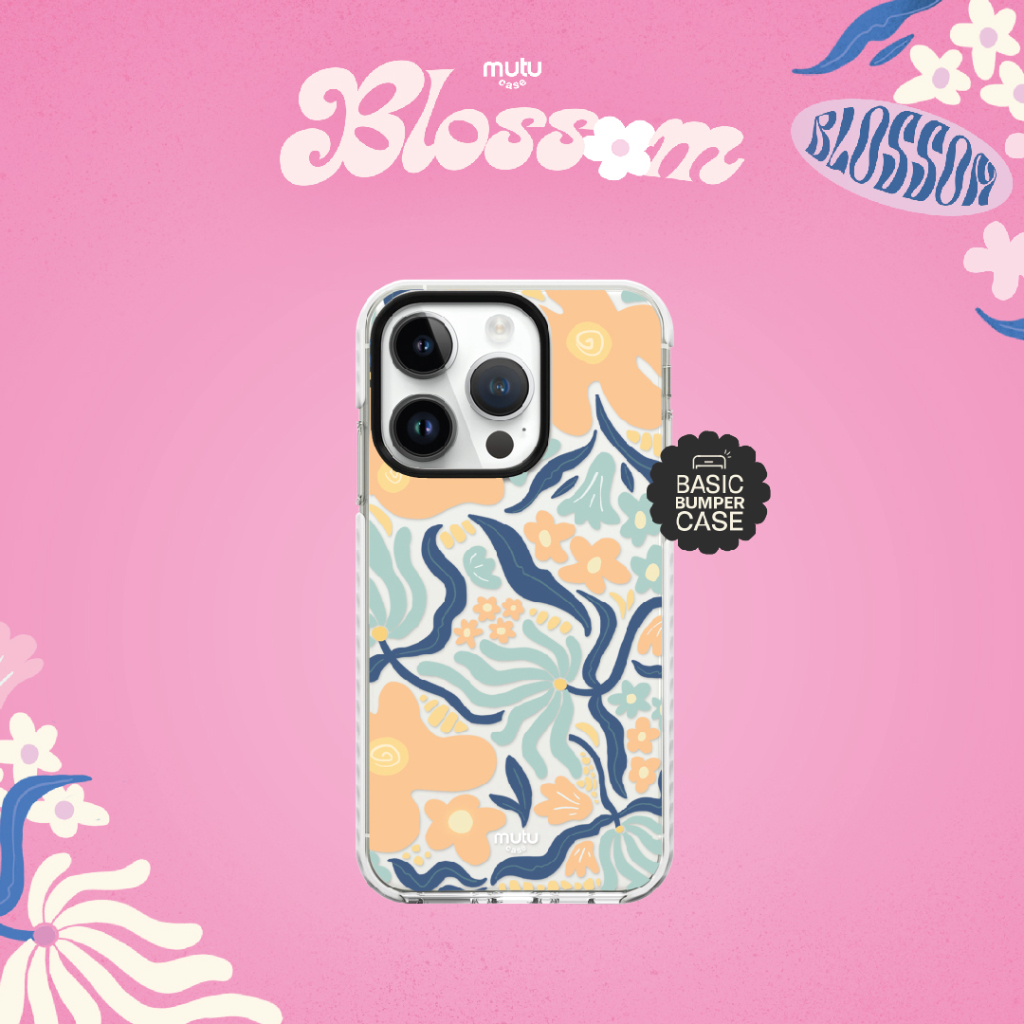 Flourish - Blossom Collection (Powered by Basic Bumper) Compatible with iP16PROMAX [Mutu Case ...