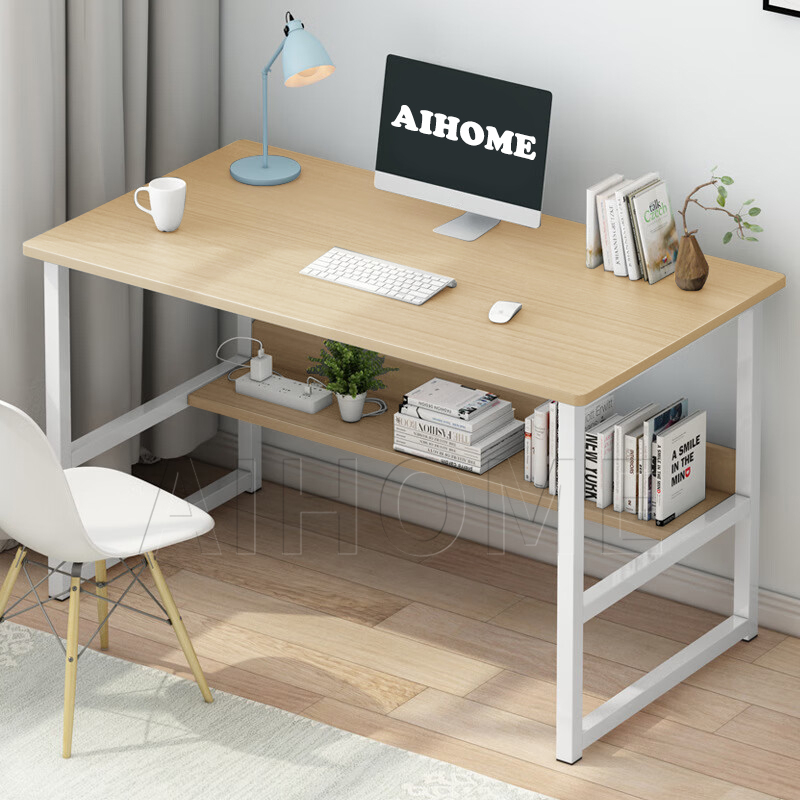 Student study Desk Computer Table 120x60cm Meja Modern writing living room furniture Double ...