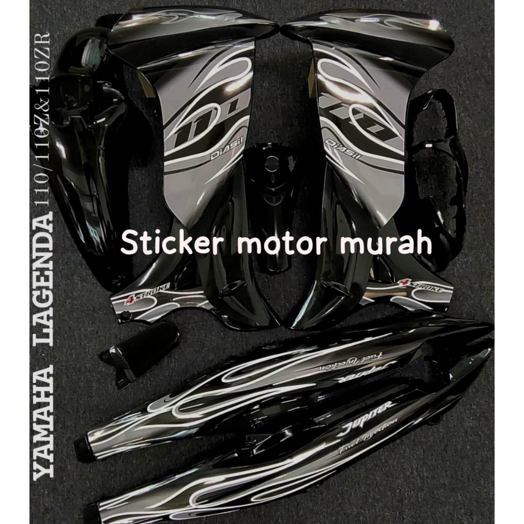 STRIPE LAGENDA 110 , 110Z , 110ZR API STICKER JUPITER 110 FIRE | Shopee ...