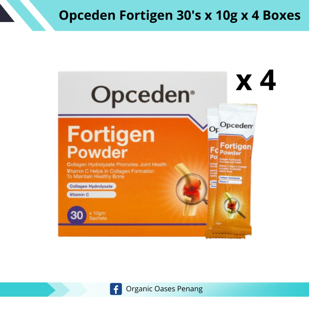 Opceden FORTIGEN 30 sachets x 10g x 4 Boxes (EXP 08/2026) | Shopee Malaysia