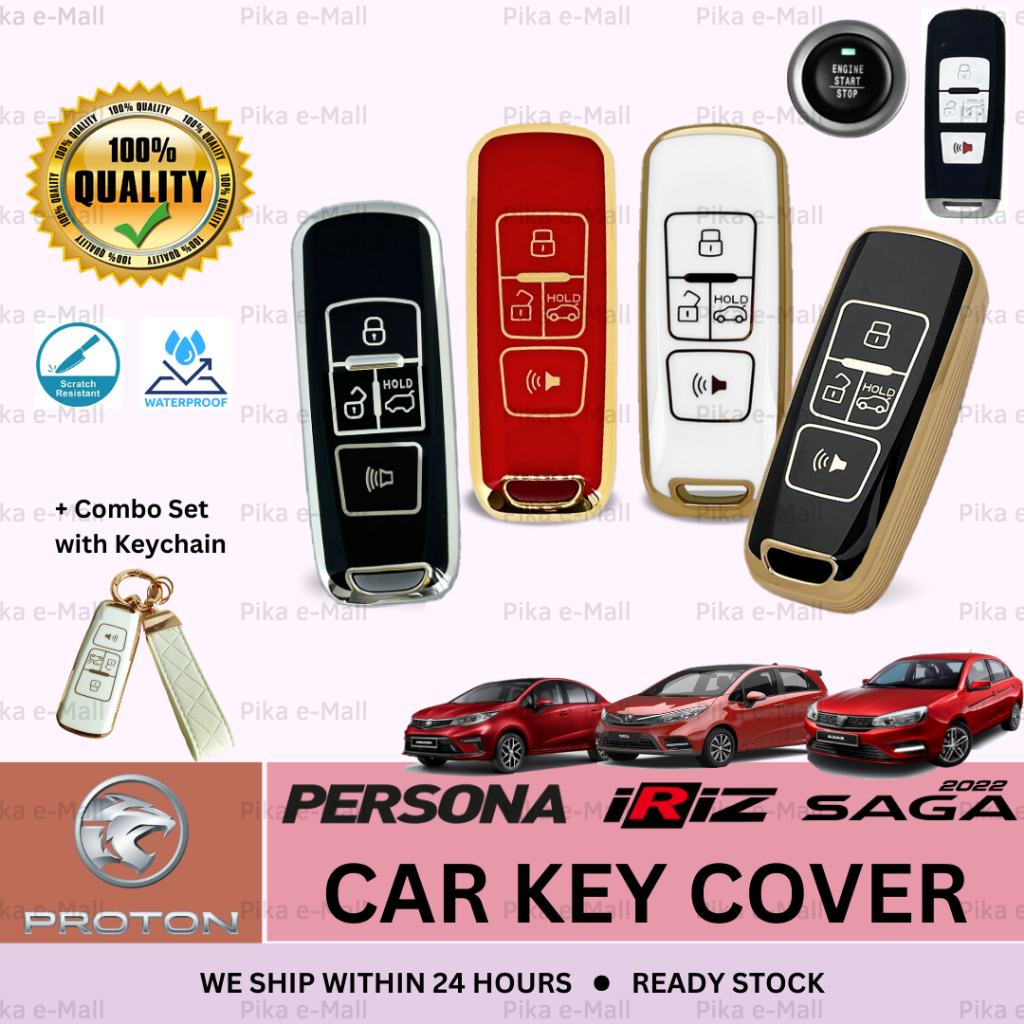 Proton Saga 2022 Mc2 PREMIUM S Persona Iriz Car Key Cover Keyless ...