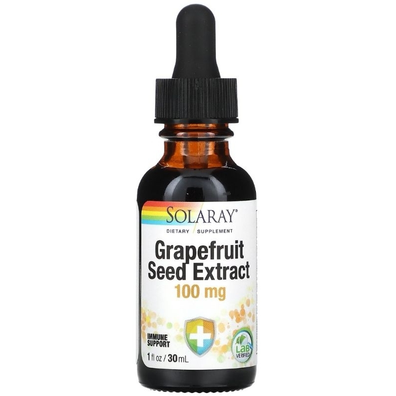 Solaray, Grapefruit Seed Extract, 100 mg, 1 fl oz (30 ml) | Shopee Malaysia