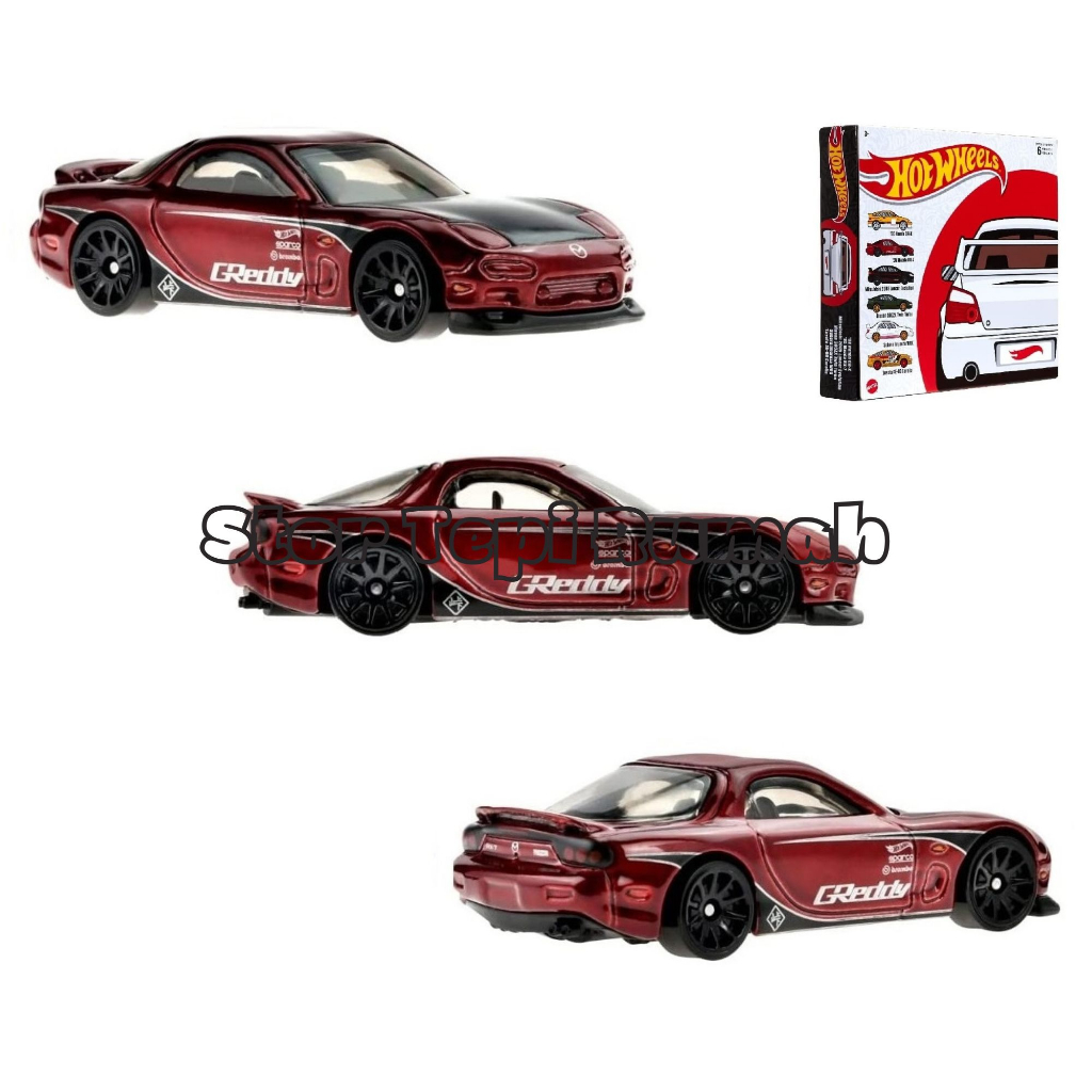 Hot Wheels LOOSE 95 Mazda RX-7 [HW 1995 RX7 Themed Multipack 6-Pack ...