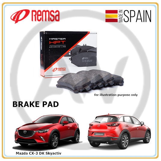 REMSA Mazda CX3 CX-3 DK Skyactiv 2015-2023 650ºC High Temperature Front ...