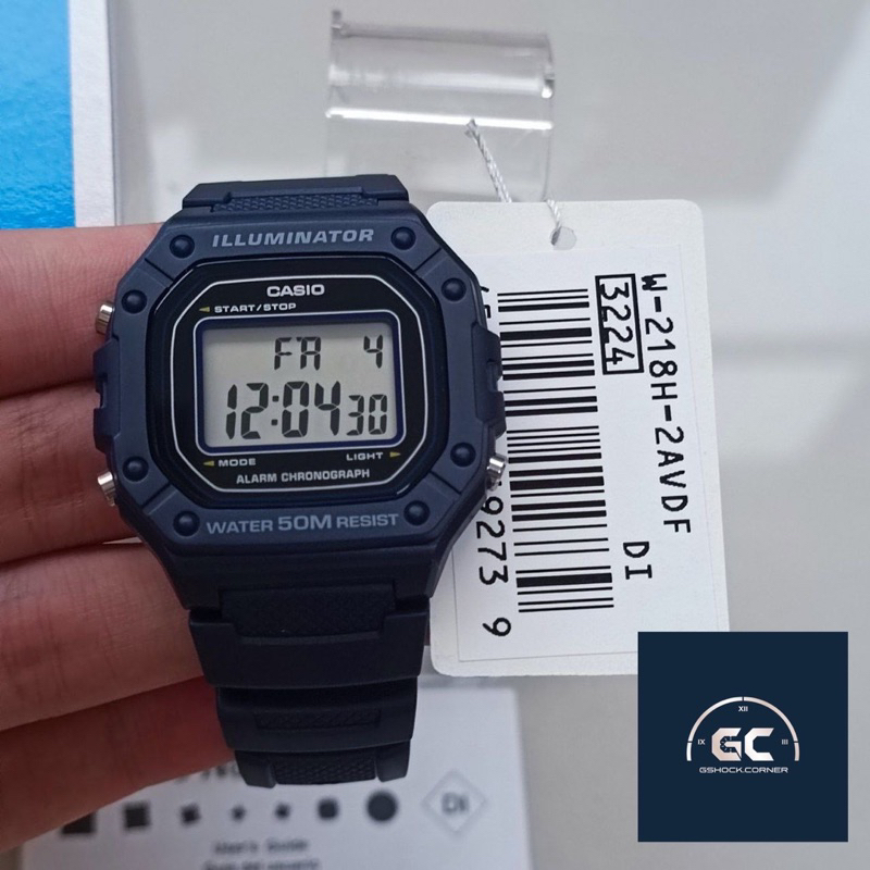 CASIO DIGITAL W-218H-2A/W-218H-2AVDF/W-218H/W218H | Shopee Malaysia