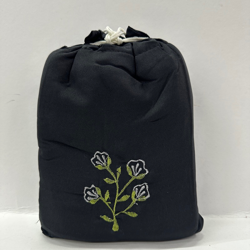 Telekung Travel Mini Pouch Telekung Dewasa Sulam Bunga [Free Beg ...