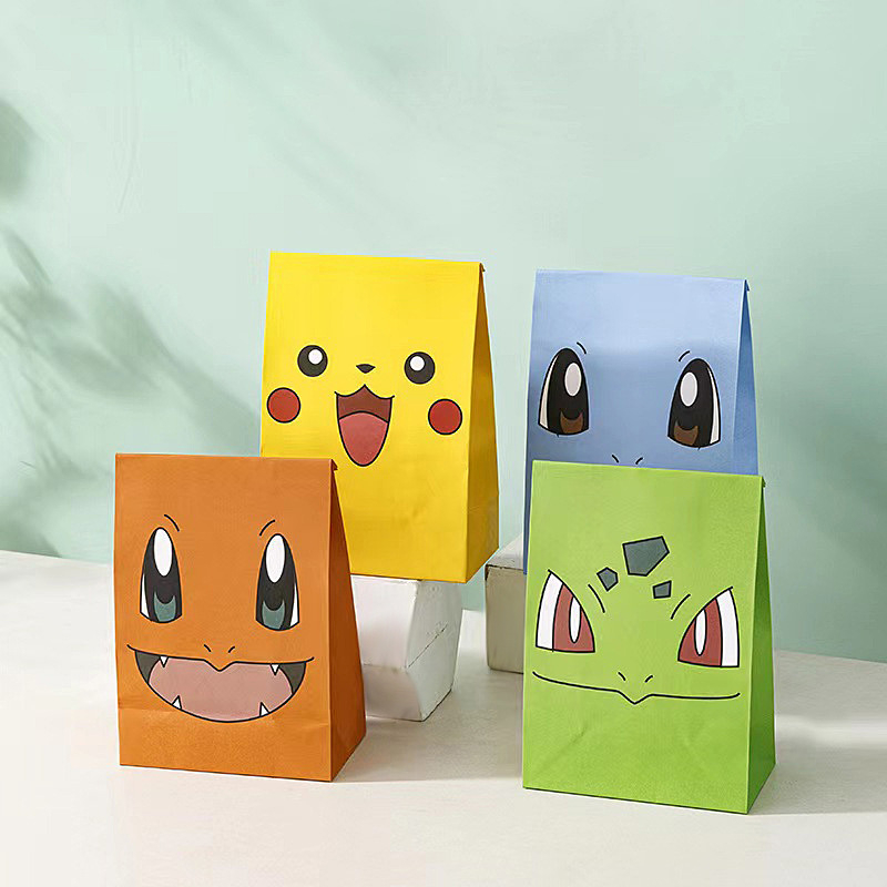 Pokemon Pikachu Bulbasaur Charmander Squirtle Cartoon Birthday Theme ...