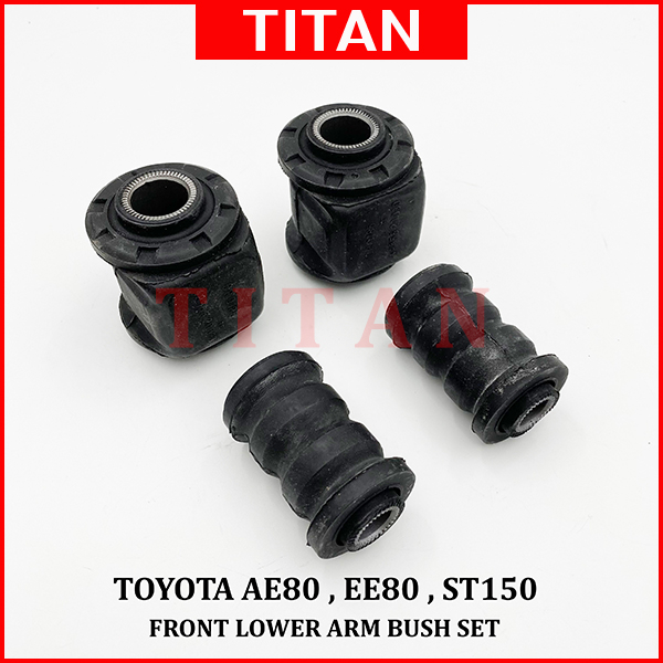 (4pc) Front Lower Arm Bush Set Big & Small Toyota Ae80 Ee80 St150 ...
