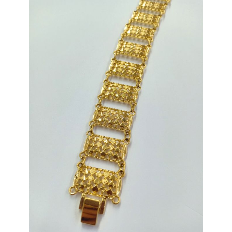 Emas Sadur 24k Gelang Tangan Dewasa Design Terbaru Harga Borong 💥 ...