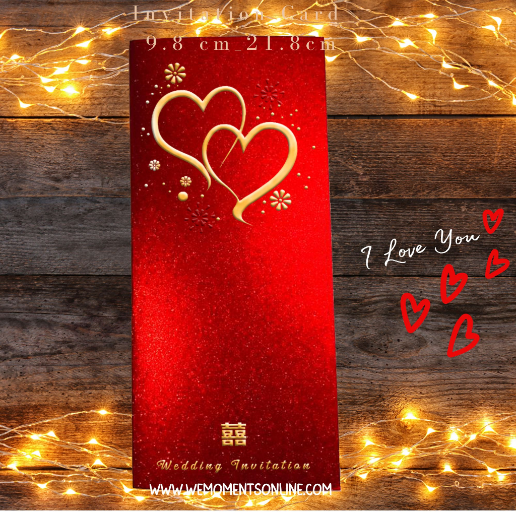 Chinese Wedding Invitation Card - WS004 永結同心 with Envelope RM2.90 per ...