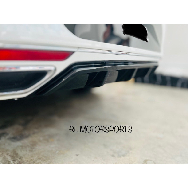 Volkswagen Passat B8 front bumper canard lip air duct rear under center ...