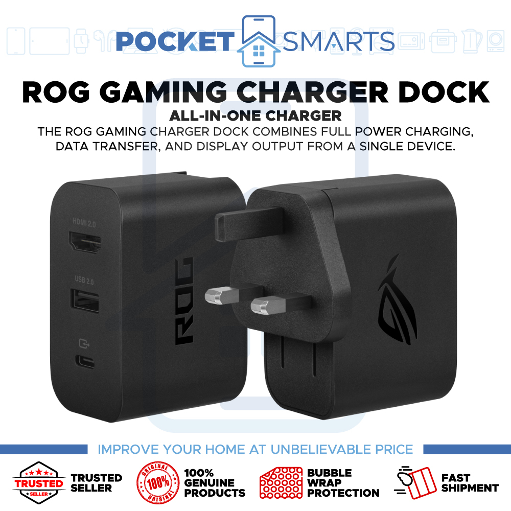 [Malaysia Set] ROG Gaming Charger Dock (ALL-IN-ONE CHARGER) 1 Year Asus ...