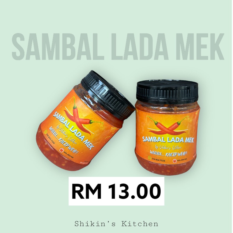 🔥 SAMBAL LADA MEK by Shikin’s Kitchen 🔥 Sambal Lada kasturi original ...