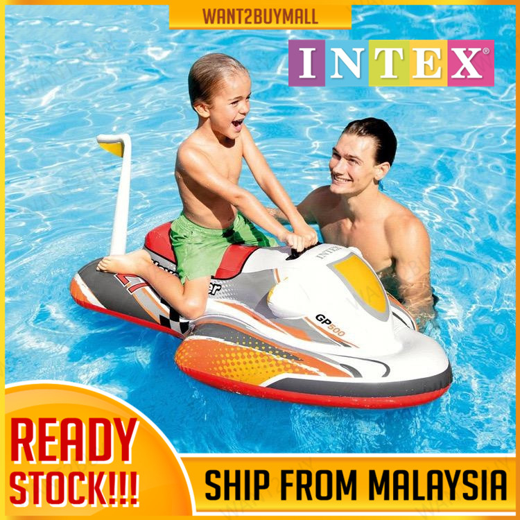 🇲🇾 INTEX 57520 Inflatable Float Swimming Ring Punching Boxing Cartoon ...
