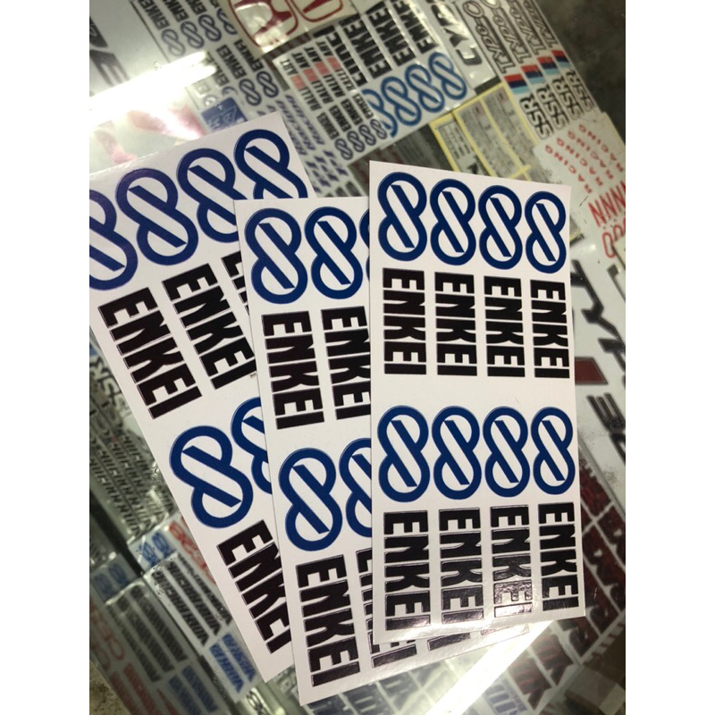 Sticker Enkei RP01 Cutting Ori Cheap Limited | Shopee Malaysia