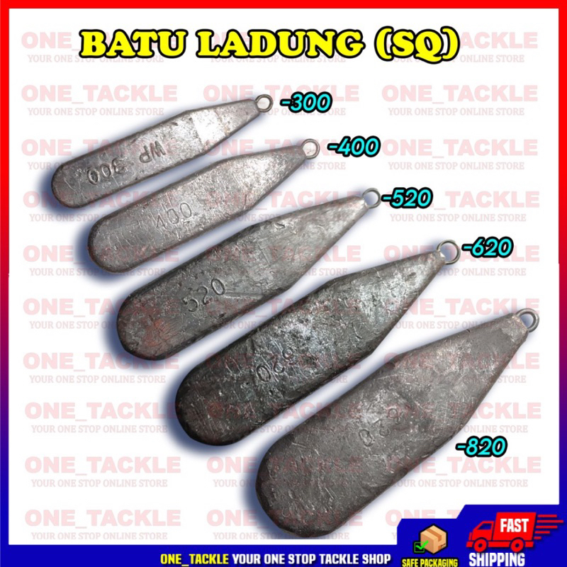 batu ladung SQ SIZE 400, 520, 620, 720, 820 Batu pancing | Shopee Malaysia
