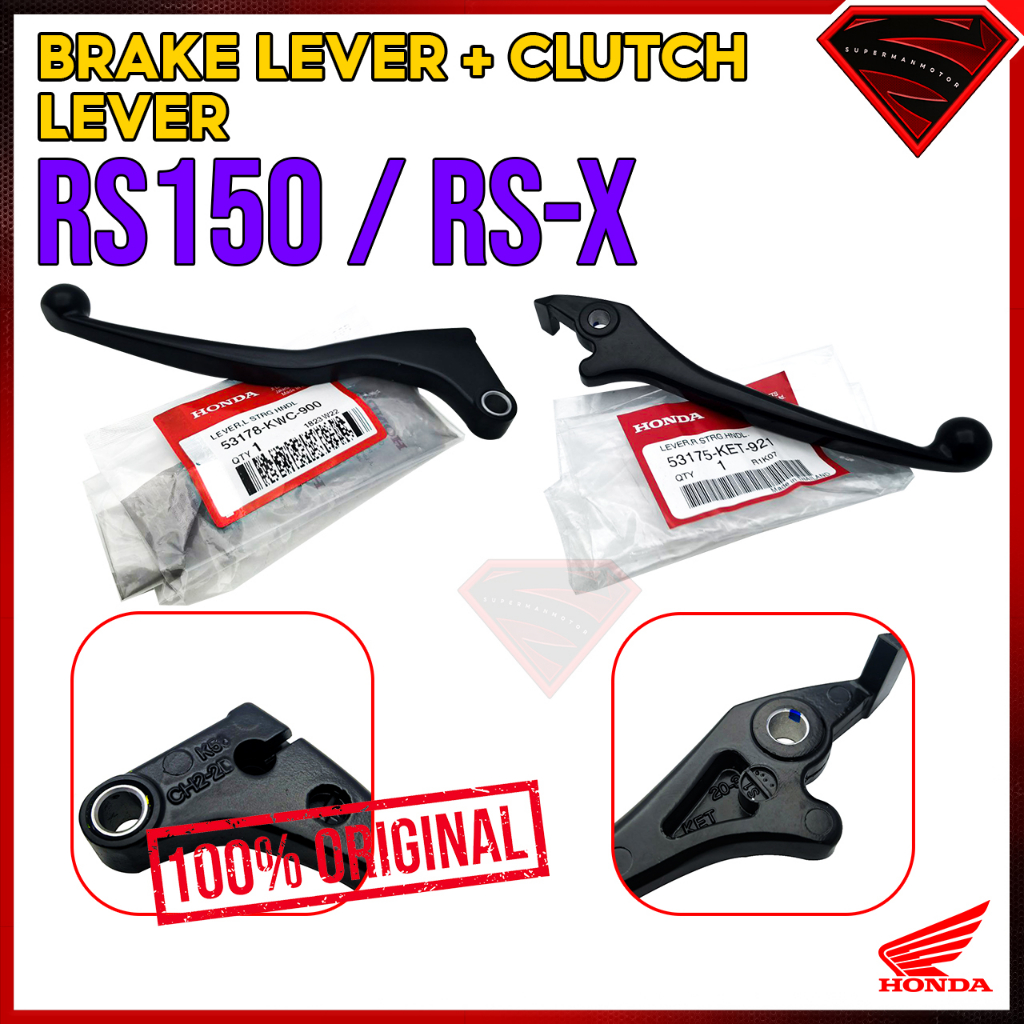 100% ORIGINAL HONDA RS150 RS150R RS-X RSX150 BRAKE LEVER & CLUTCH LEVER ...