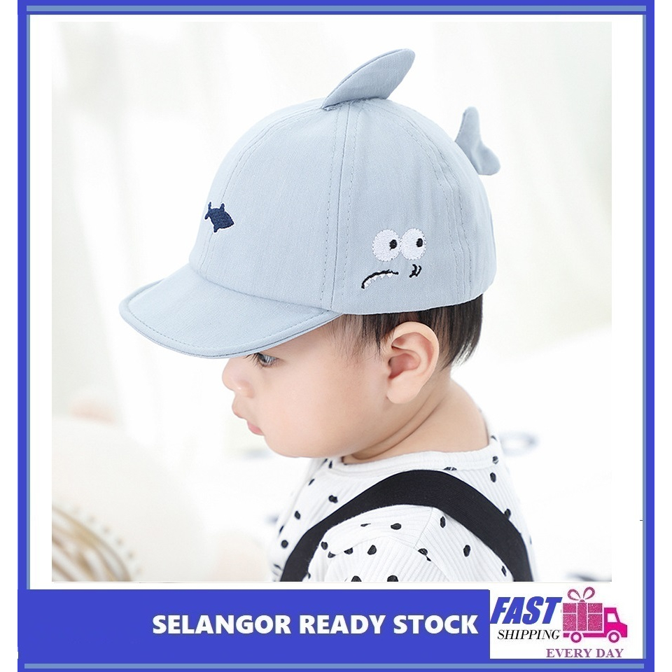 Selangor Ready Stock Kids Boy & Girl Newborn 3D Baby Shark Cap Toddler ...