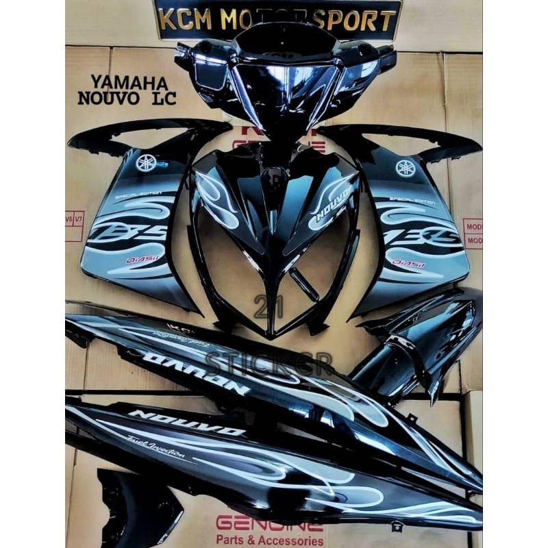 STICKER YAMAHA NOUVO LC EDITION API/ FIRE | Shopee Malaysia